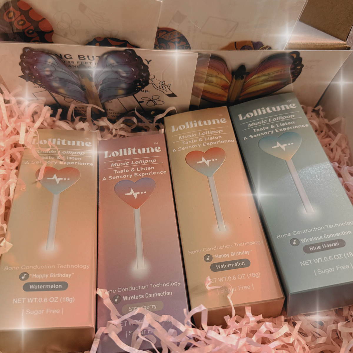 Music Lollipop Holiday Gift Box: Bone Conduction Music Lollipop-Wirele ...